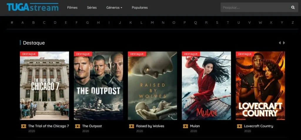 Como usar o Tugastream para assistir filmes e séries legendados