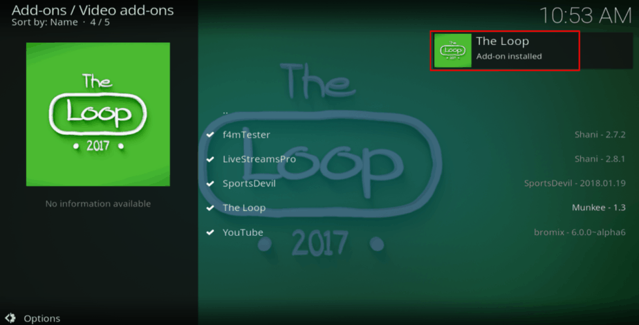 How to Install The Loop Kodi Addon - Live Sport TV streams
