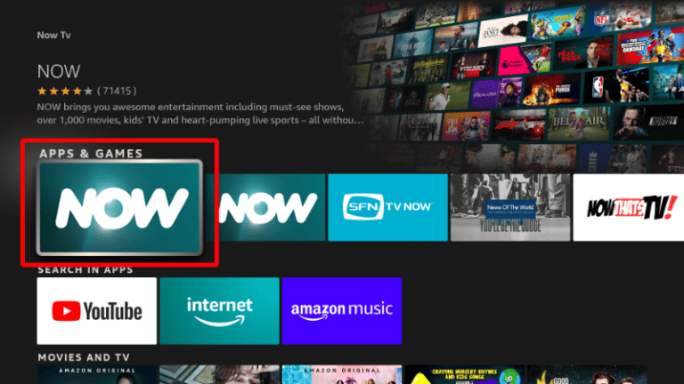 How to Install Now TV on Firestick in 2024